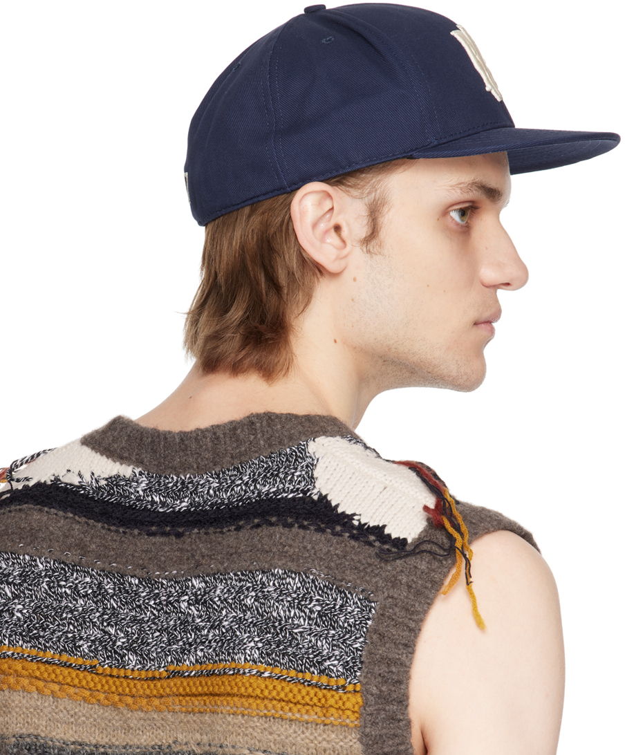 AMIRI Indigo 'M.A.' Fitted Cap Amiri