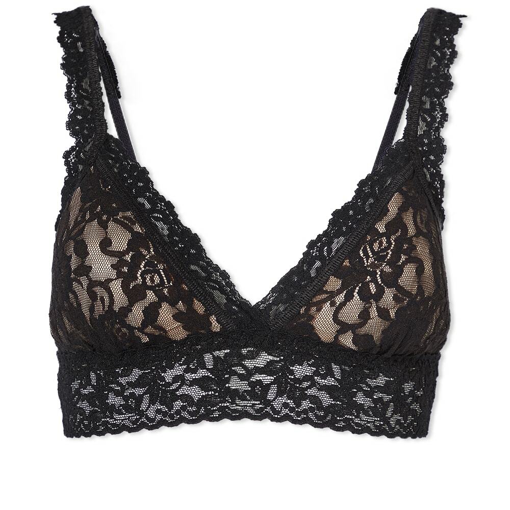 Hanky Panky Women's Padded Crossover Bralette in Black Hanky Panky