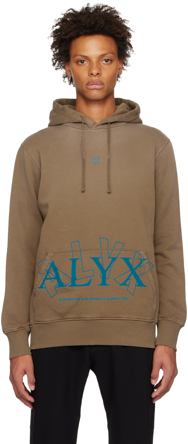 1017 ALYX 9SM Brown 2X Hoodie 1017 ALYX 9SM