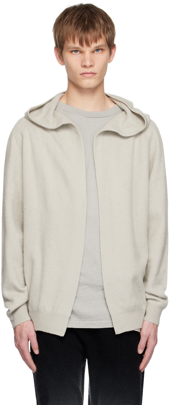 Frenckenberger Gray Open Hoodie Frenckenberger