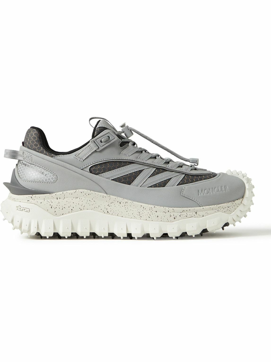 Moncler - Trailgrip Mesh and Rubber Sneakers - Gray Moncler