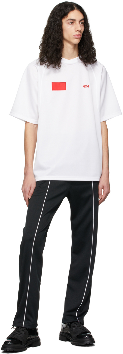 424 White Square Logo T-Shirt 424