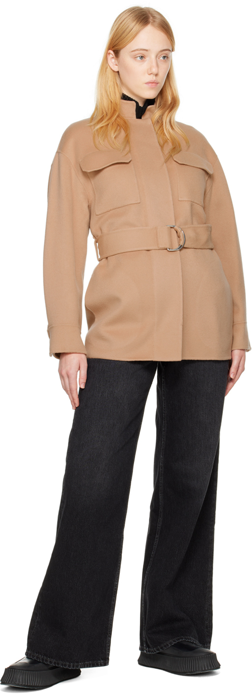 Theory Tan Cargo Jacket Theory