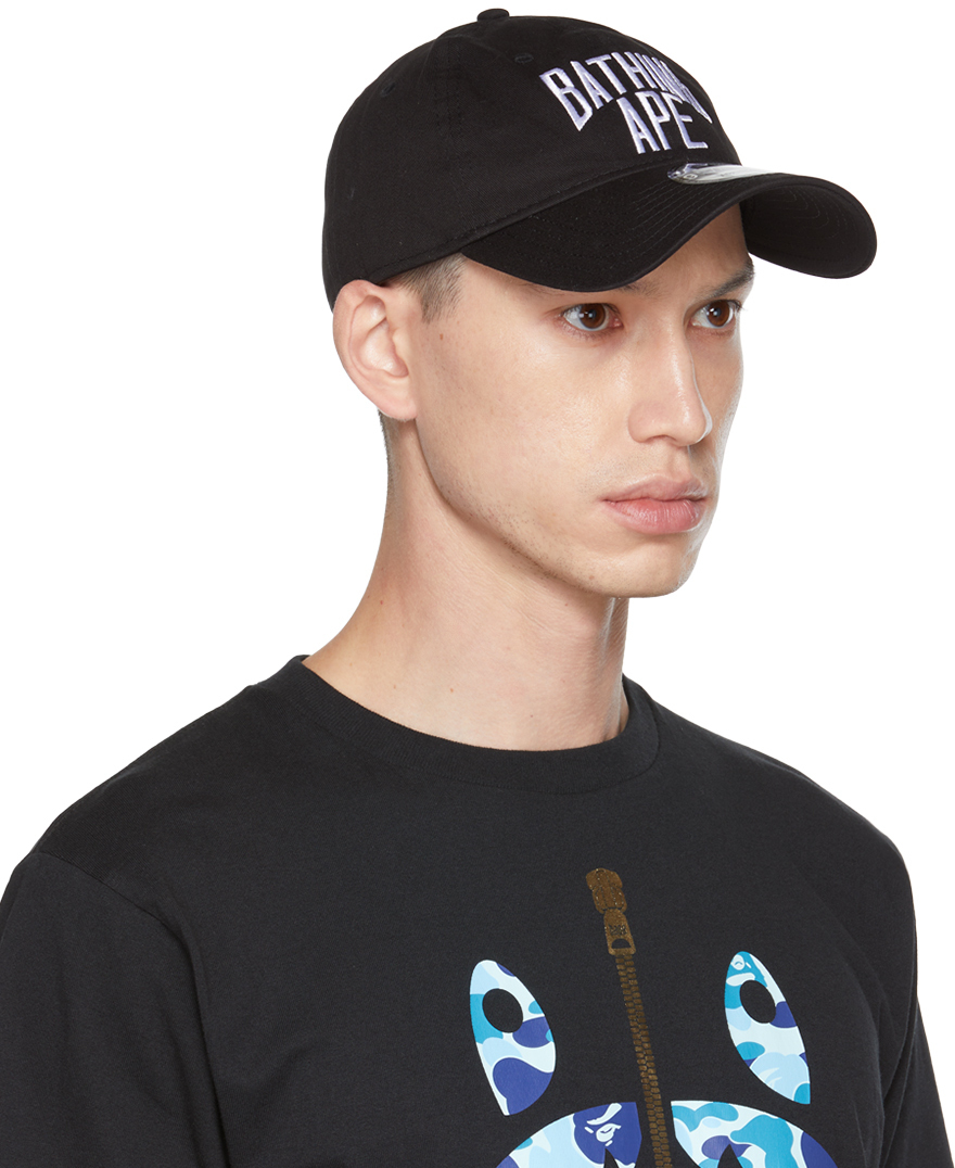 BAPE Black NYC Logo Cap A Bathing Ape