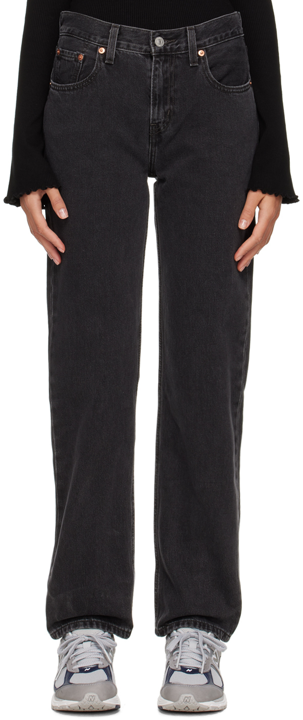 Levi's Black Low Pro Jeans Levi's Red