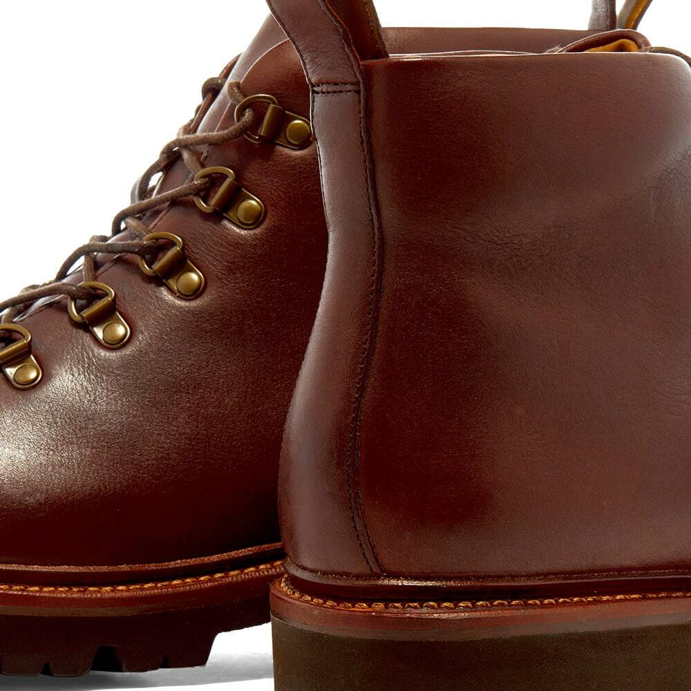 Grenson Men's Bobby Mountain Boot in Brown Smooth Calf Grenson