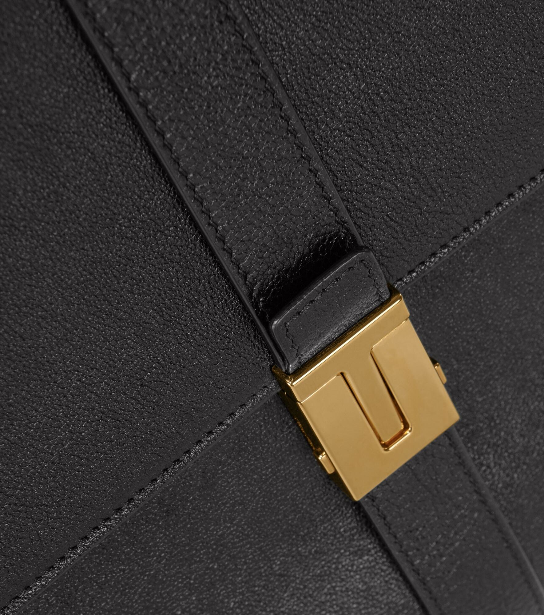 Tom Ford - Grained leather T clasp briefcase TOM FORD