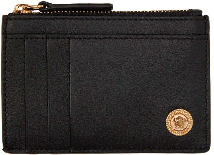 Versace Black Medusa Card Holder Versace