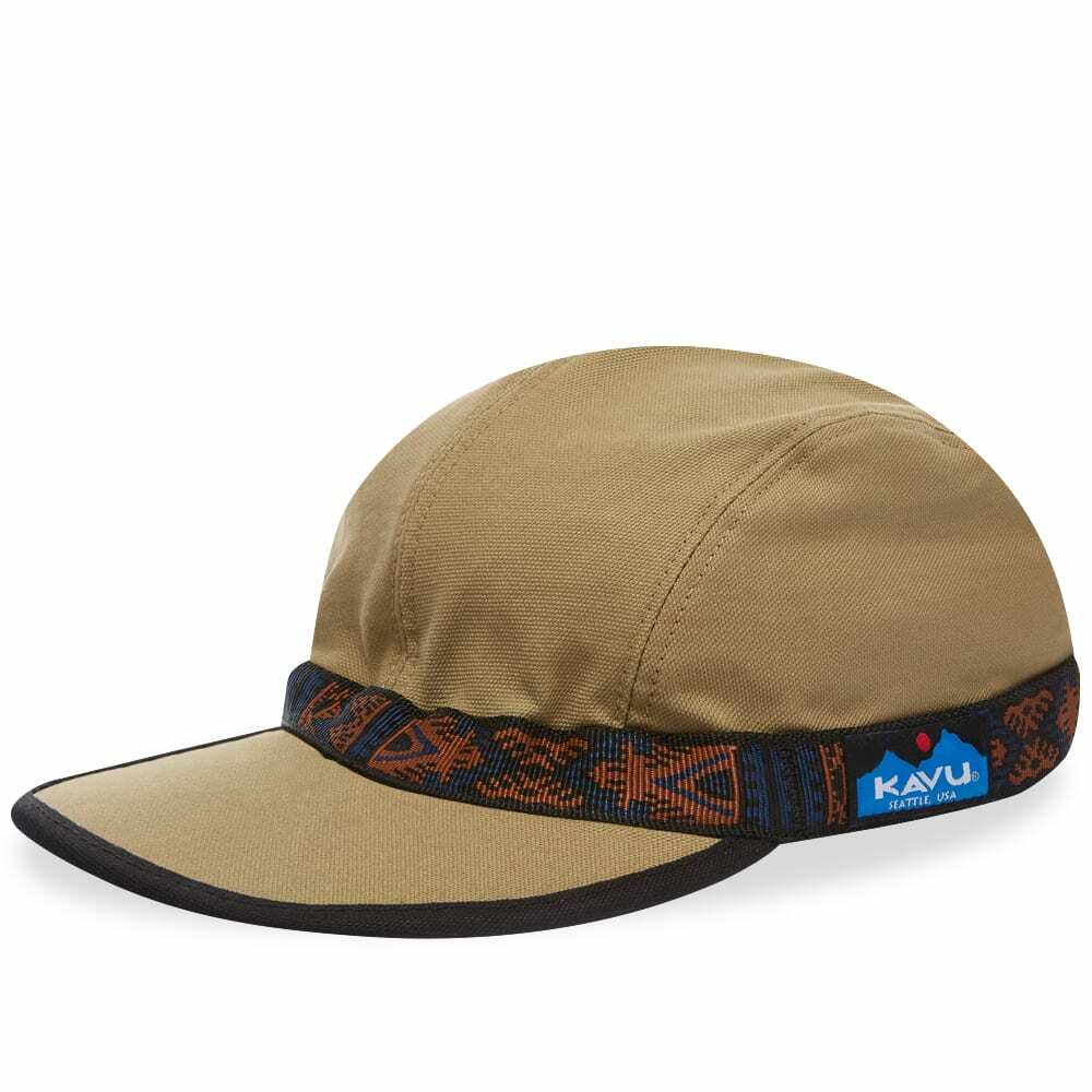 KAVU Men's Organic Strap Cap in Heritage Khaki KAVU