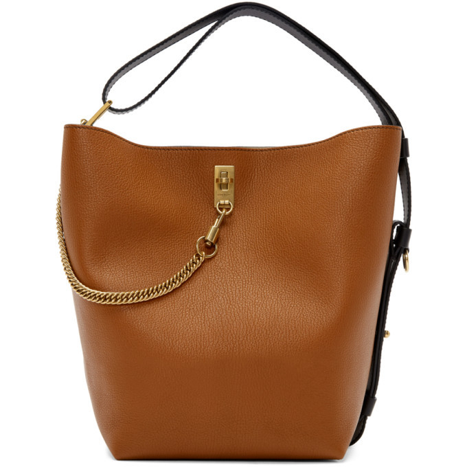 Givenchy Tan Medium GV Bucket Bag Givenchy