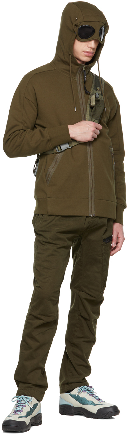 C.P. Company Green Mock-Fly Trousers C.P. Company