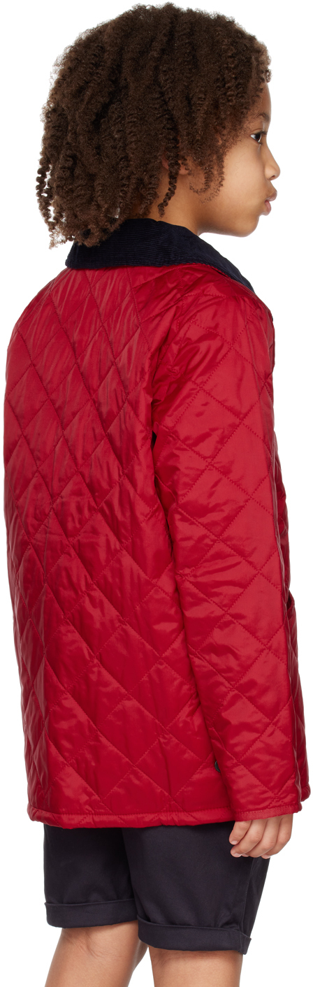 Barbour Kids Red Liddesdale Jacket Barbour