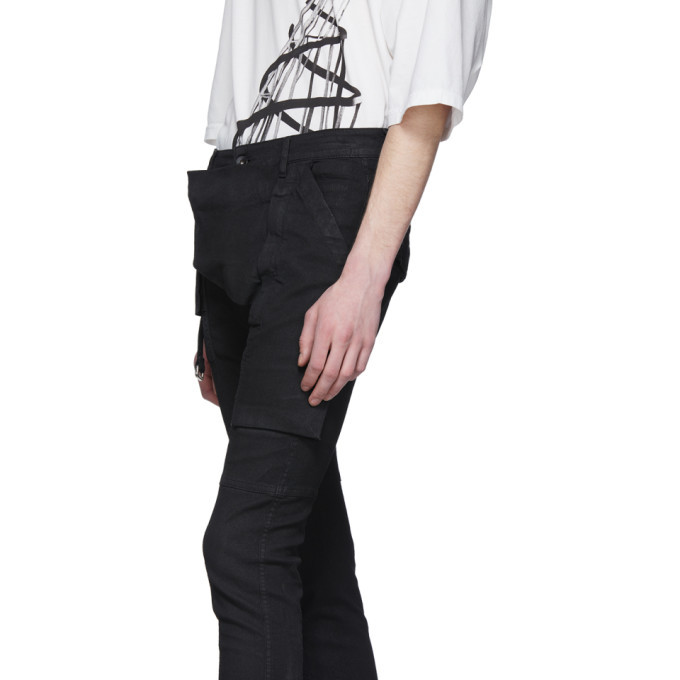 Rick Owens Drkshdw Black Memphis Cut Jeans Rick Owens Drkshdw