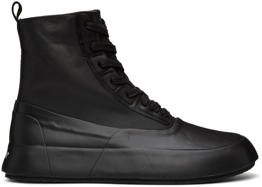 AMBUSH Black Leather Sneakers Ambush