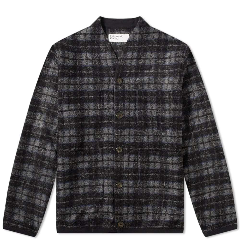 Universal Works Check Cardigan Universal Works