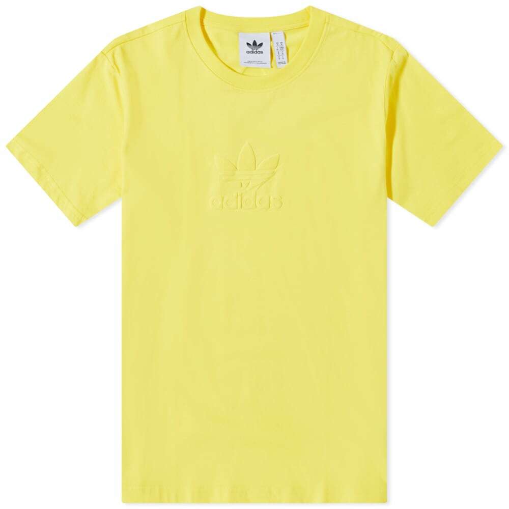 Adidas Men's Trefoil Series T-Shirt in Impact Yellow adidas