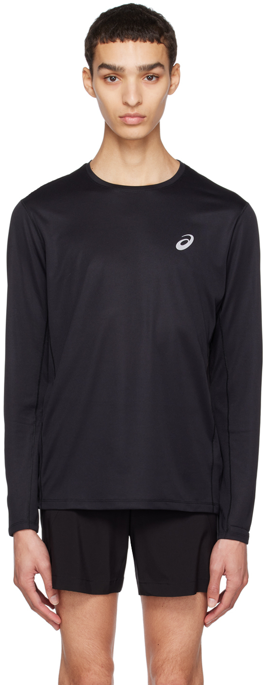 Asics Black Logo Long Sleeve T-Shirt ASICS