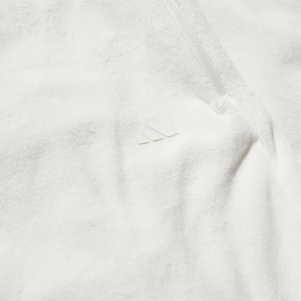 Adidas Men's Basketball Velour Sweat Pant in Cloud White adidas