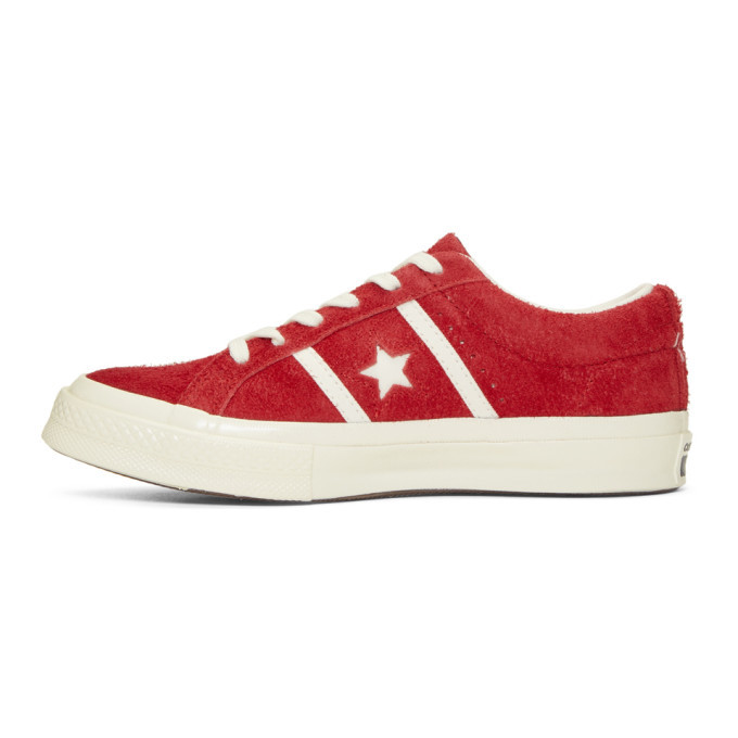 Converse Red One Star Academy Sneakers Converse