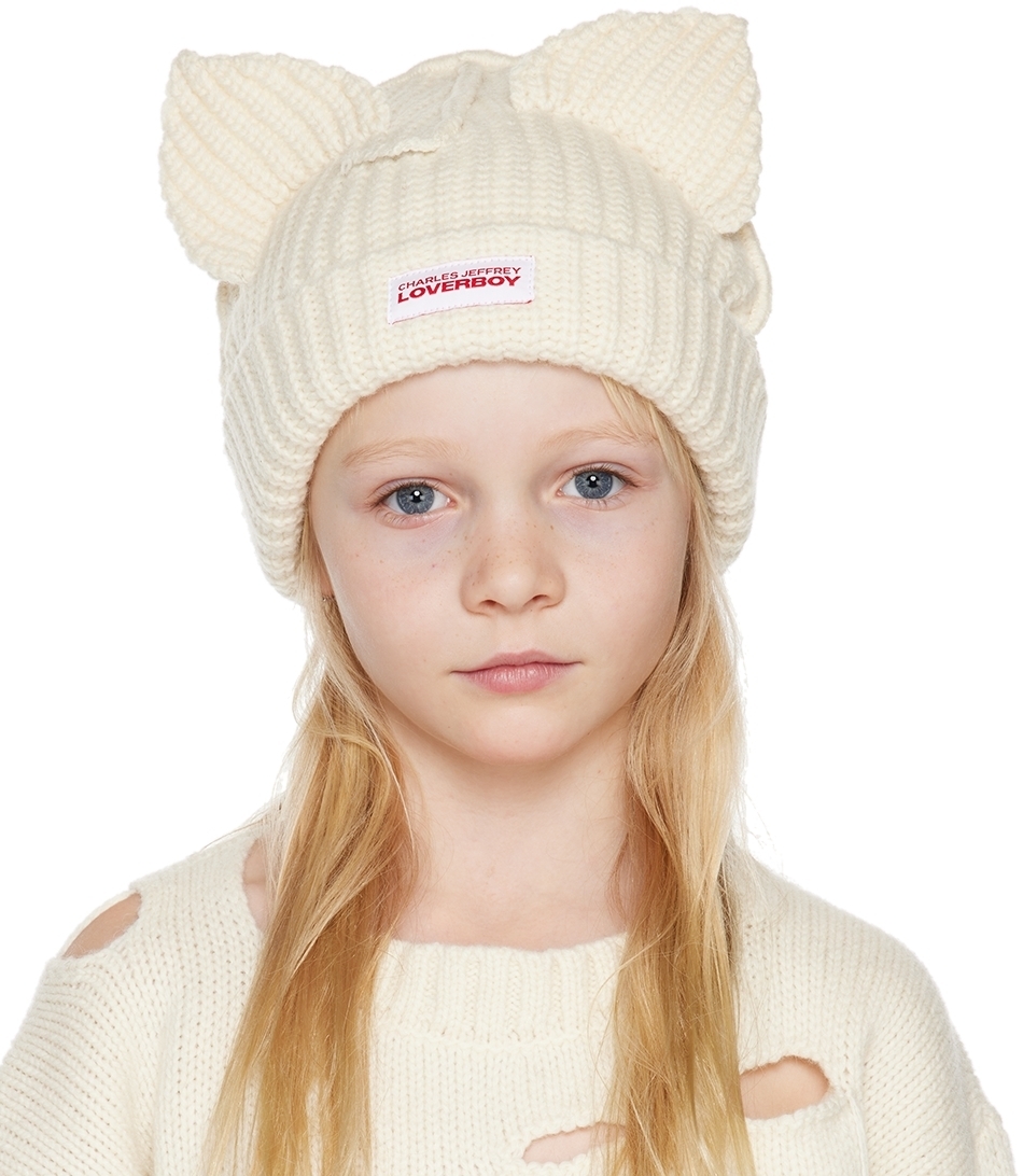 Charles Jeffrey Loverboy SSENSE Exclusive Kids Off-White Chunky Ears ...