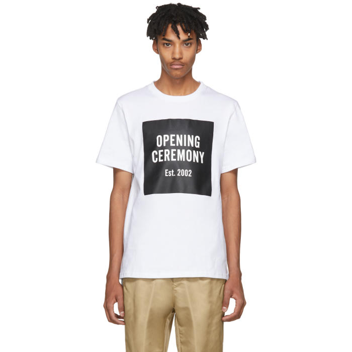 Opening Ceremony White Limited Edition Logo T-Shirt Opening Ceremony