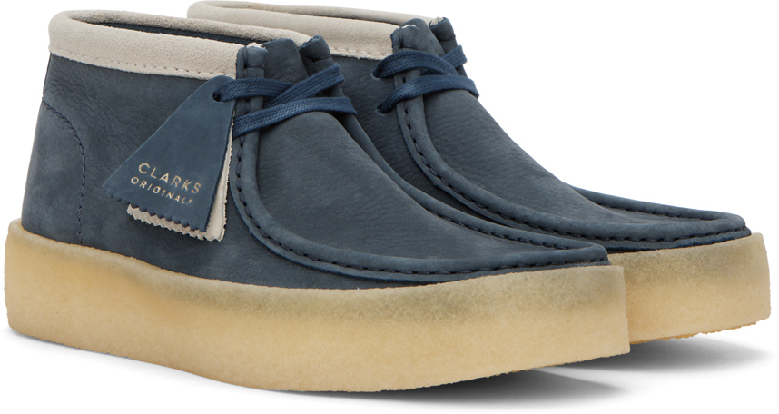 Clarks Originals Blue Wallabee Cup Desert Boots Clarks Originals