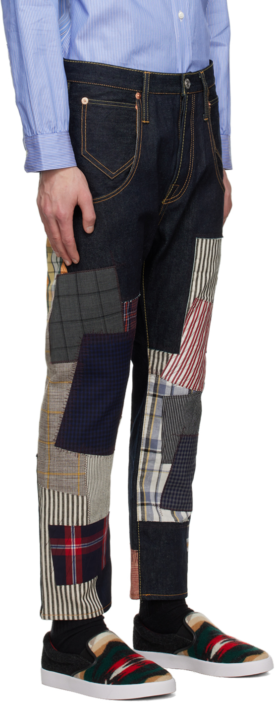 Junya Watanabe Indigo Levi's Edition Patchwork Jeans Junya Watanabe