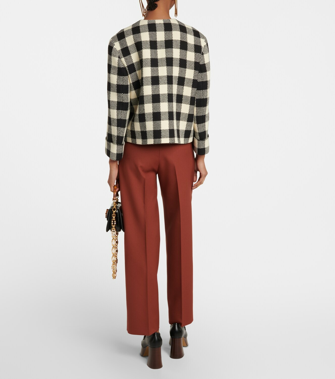 Gucci - Gingham wool jacket Gucci