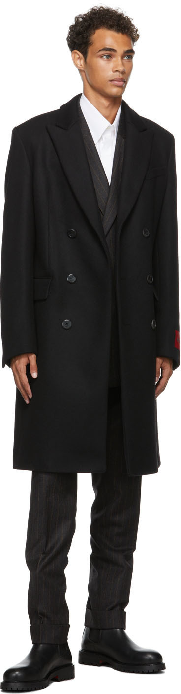 Hugo Black Midras2141 Coat Hugo Boss