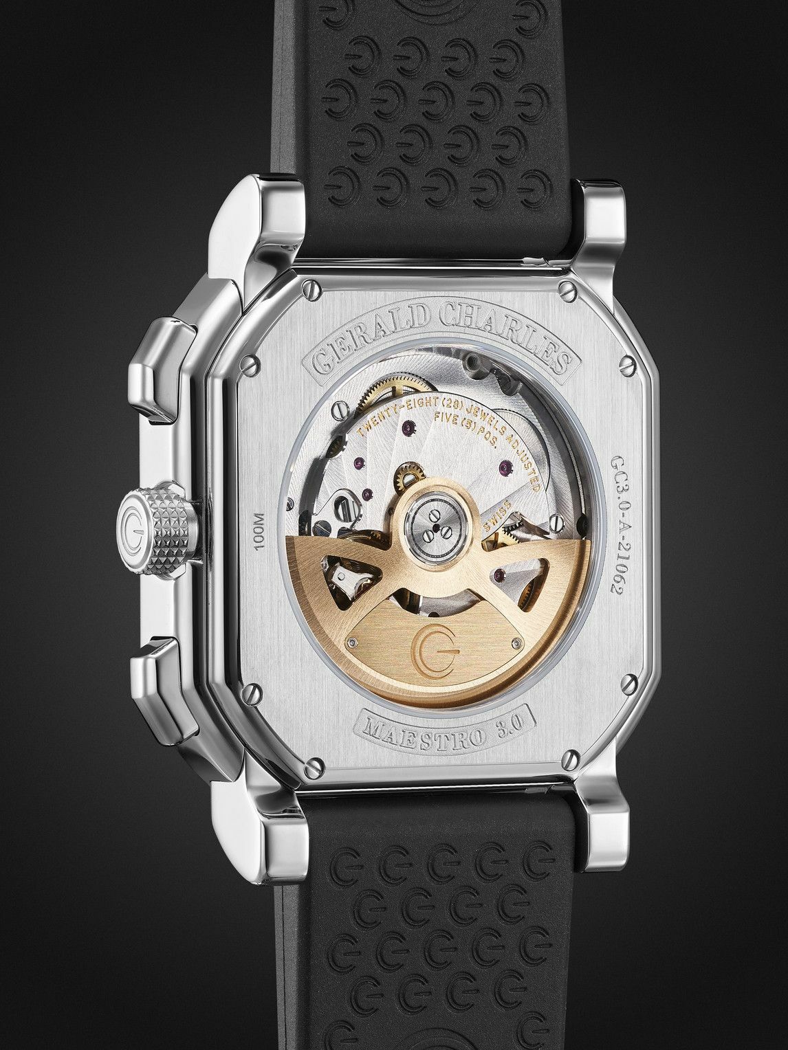 Gerald Charles - Maestro 3.0 Automatic Chronograph 39mm Stainless Steel ...