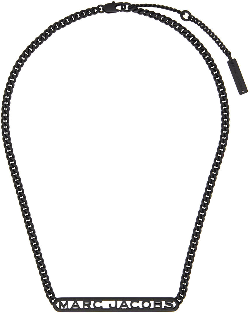Marc Jacobs Black 'The Monogram Chain' Necklace Marc Jacobs