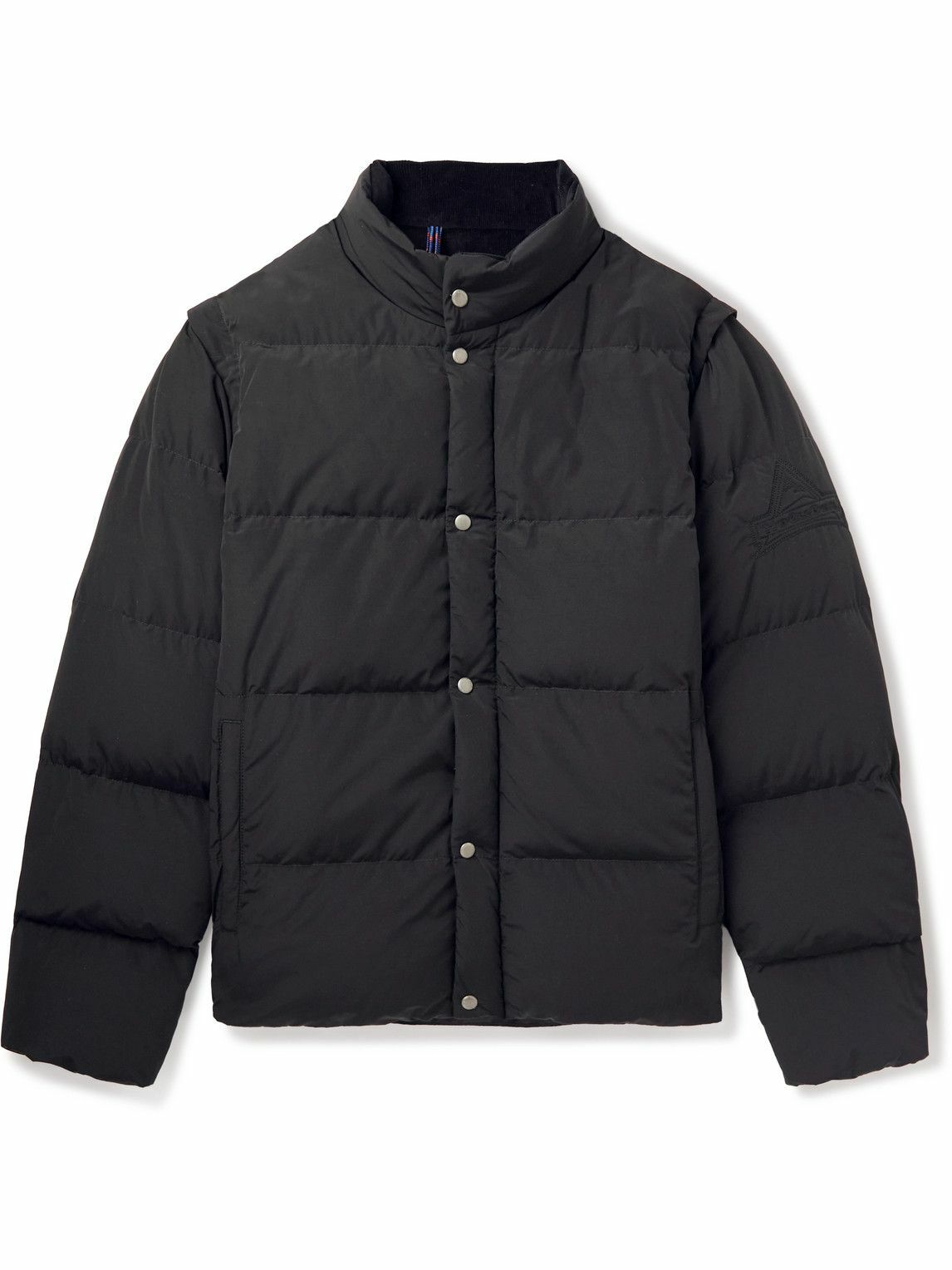 Holubar - Convertible Quilted Padded Shell Down Jacket - Black Holubar