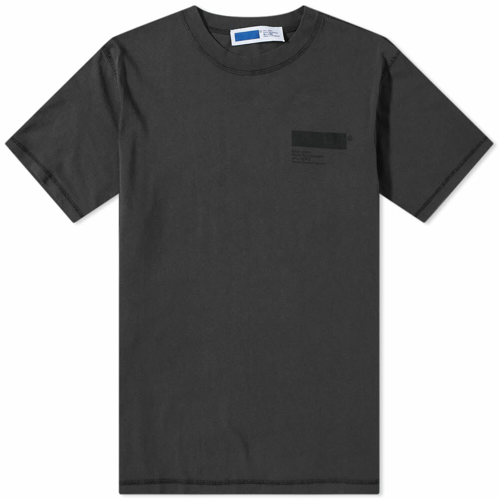 Affix Men's Standardised Logo T-Shirt in Soft Black Affix