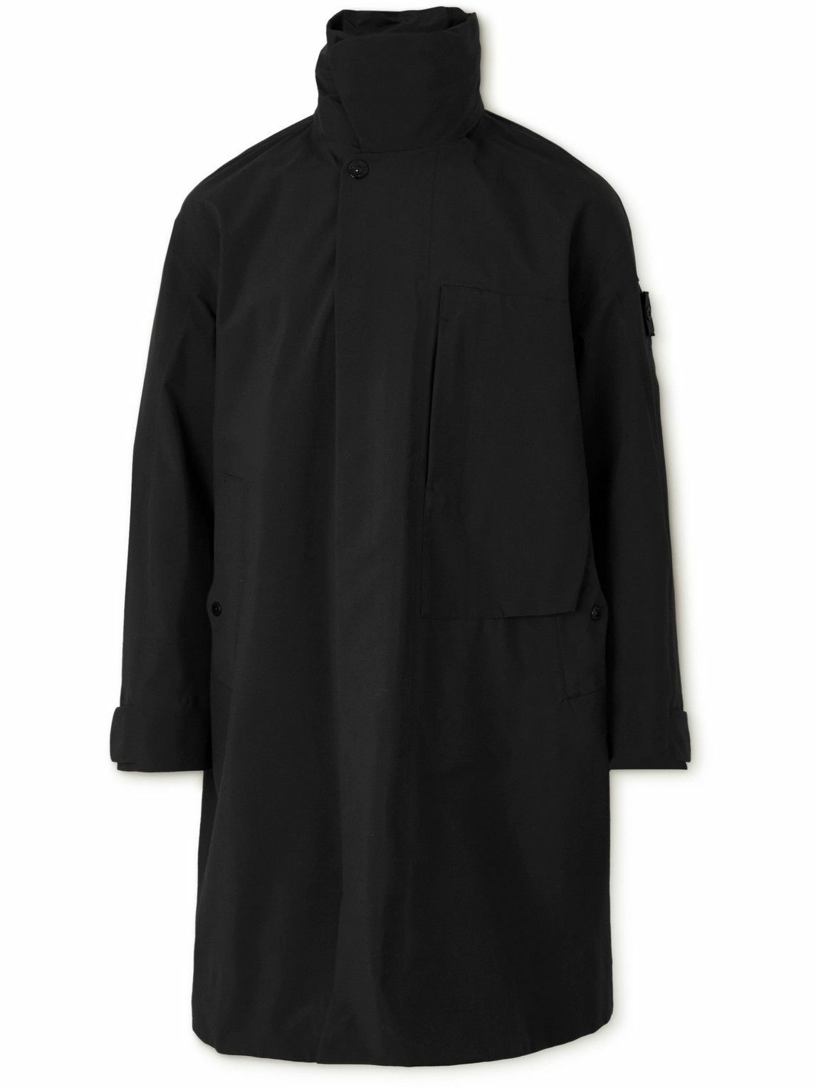 Stone Island Shadow Project - Shell Hooded Coat - Black Stone Island ...