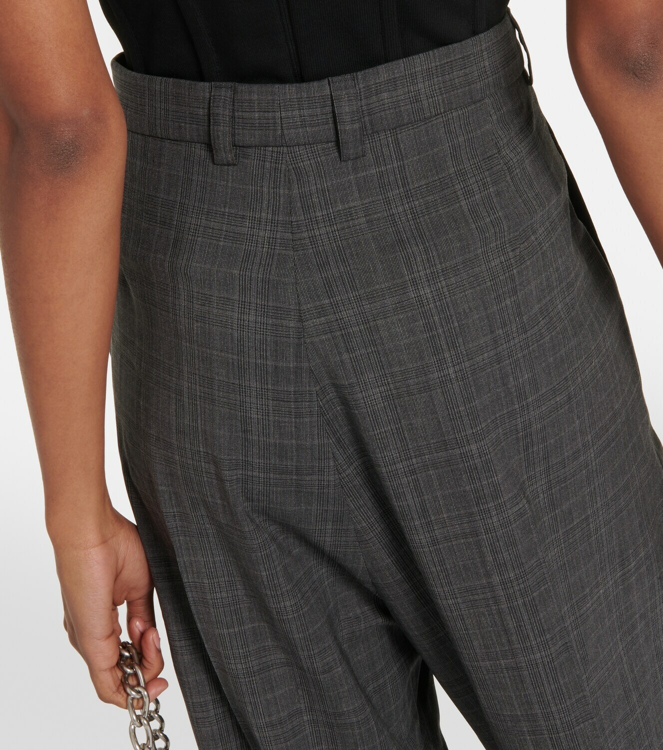 Balenciaga - Straight wool pantashoes Balenciaga