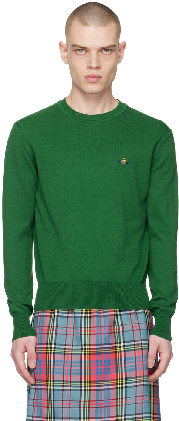 Vivienne Westwood Green Orb Sweater Vivienne Westwood