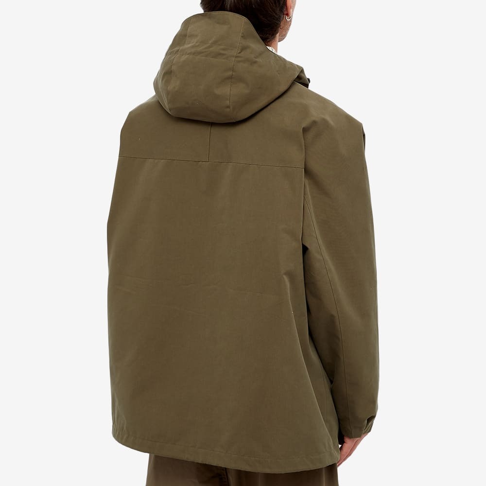 Uniform Bridge Men's Hooded Smock Jacket in Olive Green Uniform Bridge