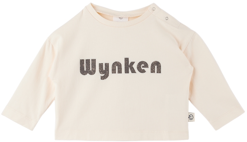 Wynken Baby Beige Logo T-Shirt Wynken