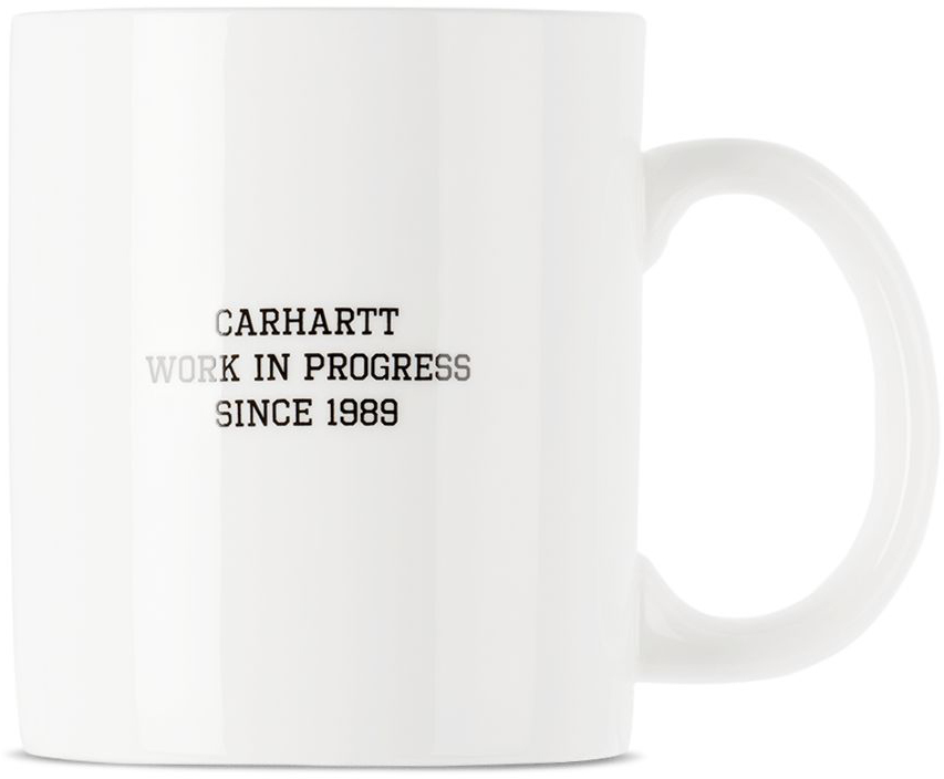 Carhartt Work In Progress White Lasso Mug Carhartt WIP