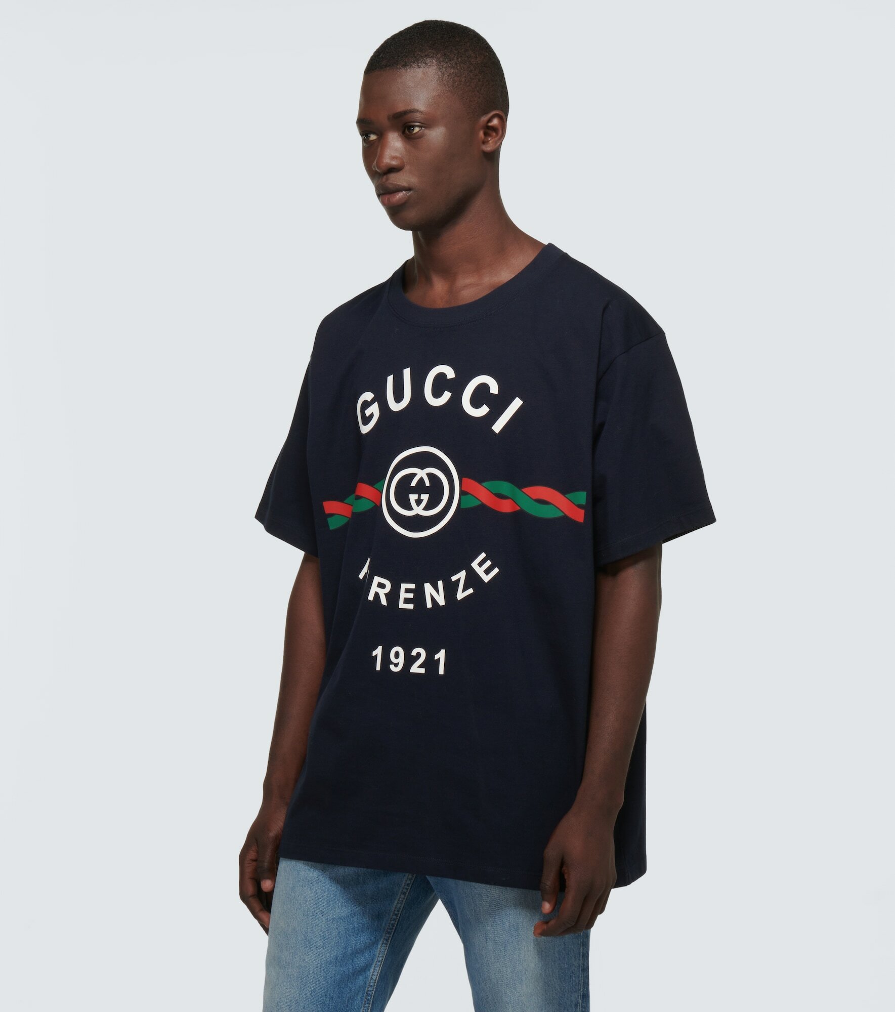 Gucci - Logo cotton jersey T-shirt Gucci