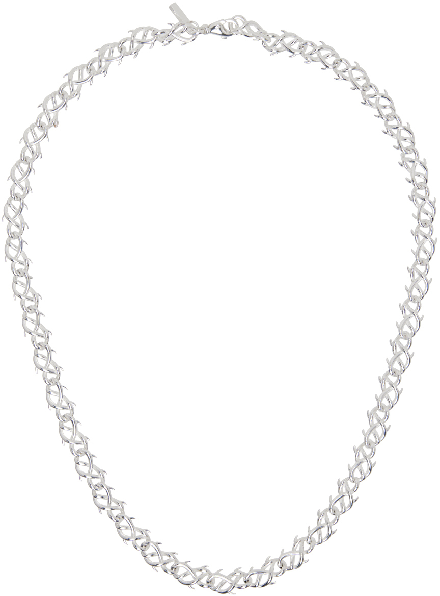 Hatton Labs Silver Thorn Link Chain Necklace Hatton Labs