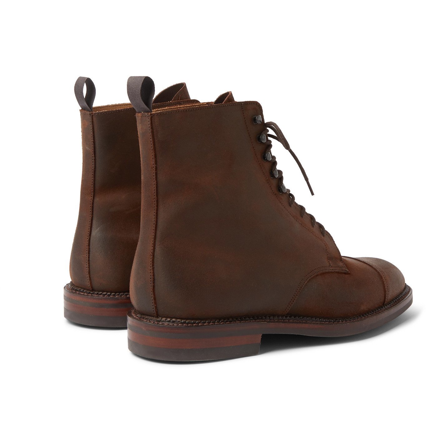 Purdey - Rough Out Nubuck Boots - Brown Purdey