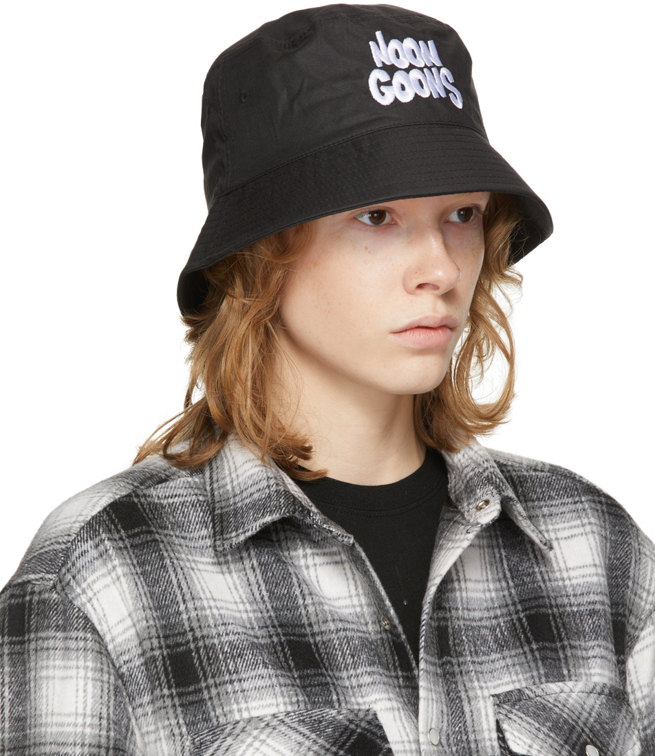 Noon Goons Black Gonzo Bucket Hat Noon Goons