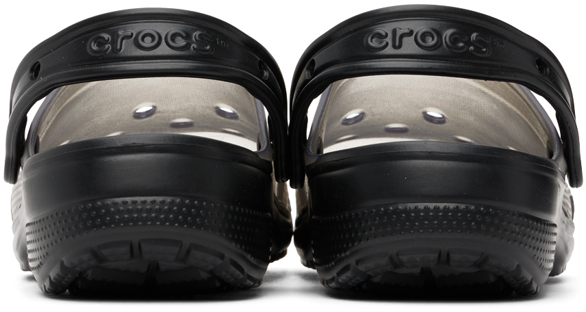 Crocs Black Classic Translucent Clogs Crocs