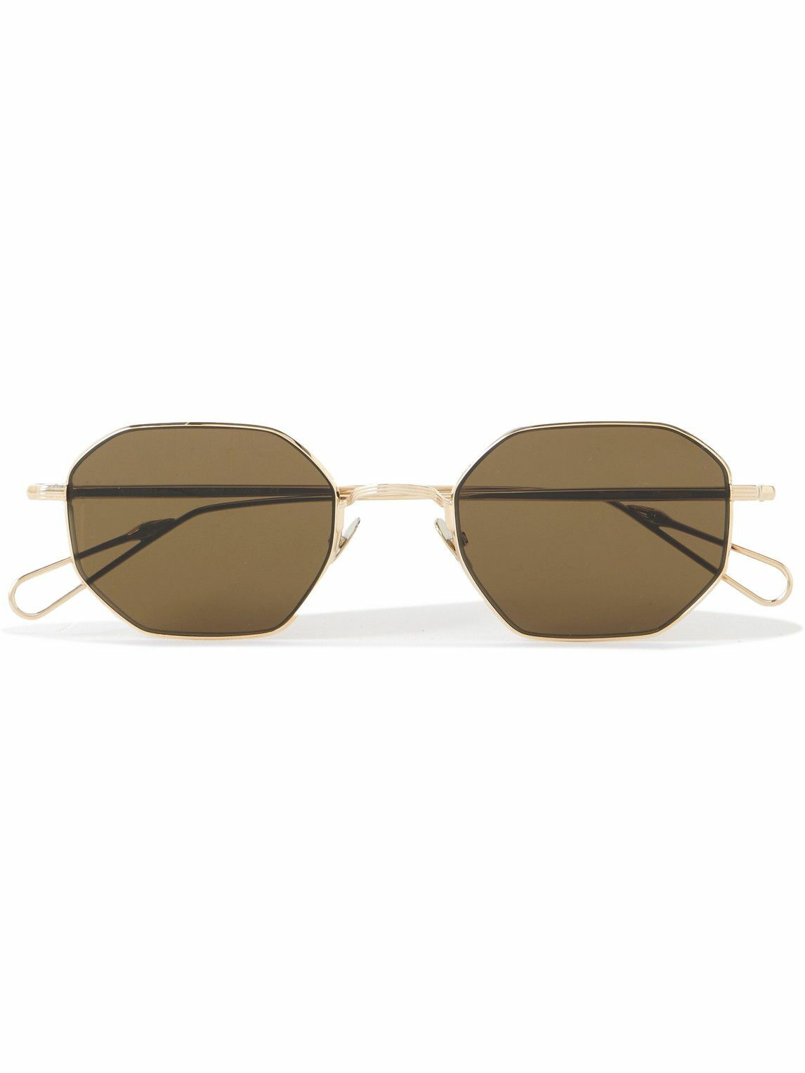 AHLEM - Trocadero Hexagonal-Frame Gold-Tone Sunglasses AHLEM