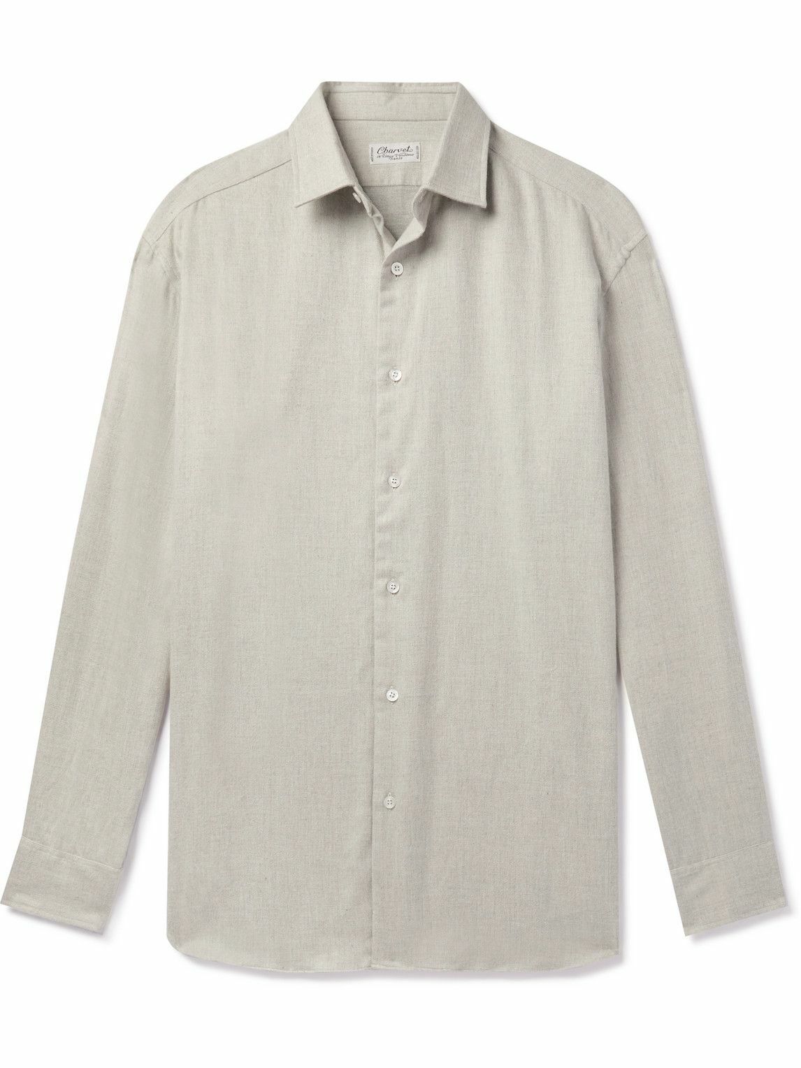Charvet - Cotton-Flannel Shirt - Gray Charvet