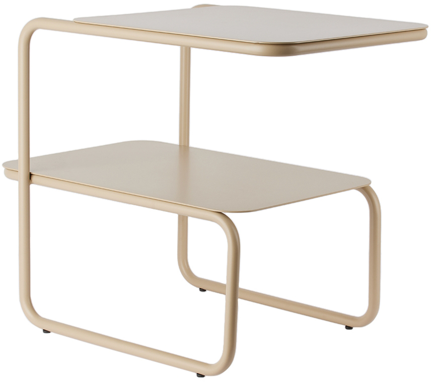 ferm LIVING Beige Level Side Table ferm LIVING