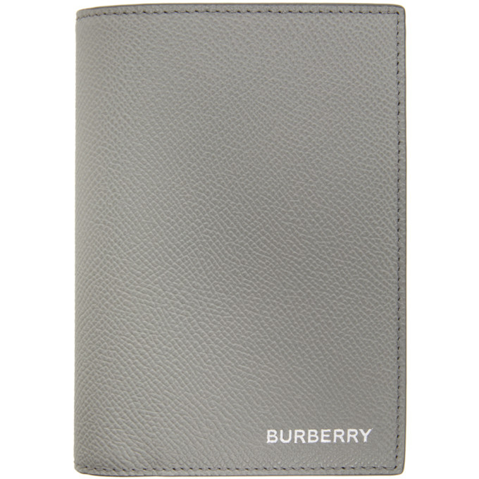 Burberry Grey 6 Card Bifold Wallet Burberry