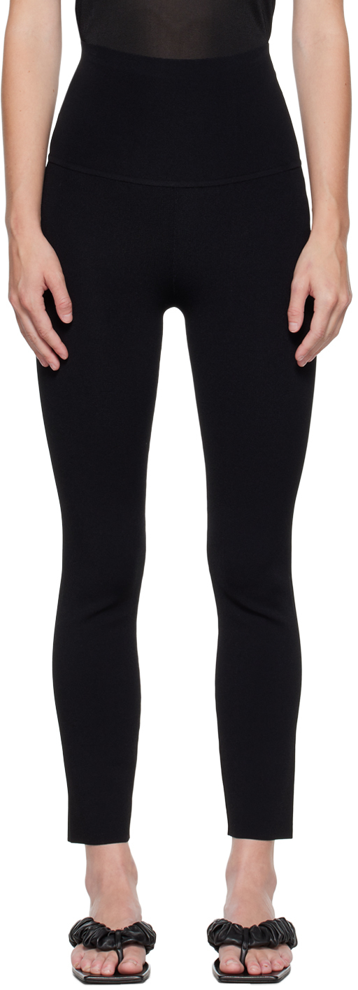 KHAITE Black Harmony Leggings Khaite