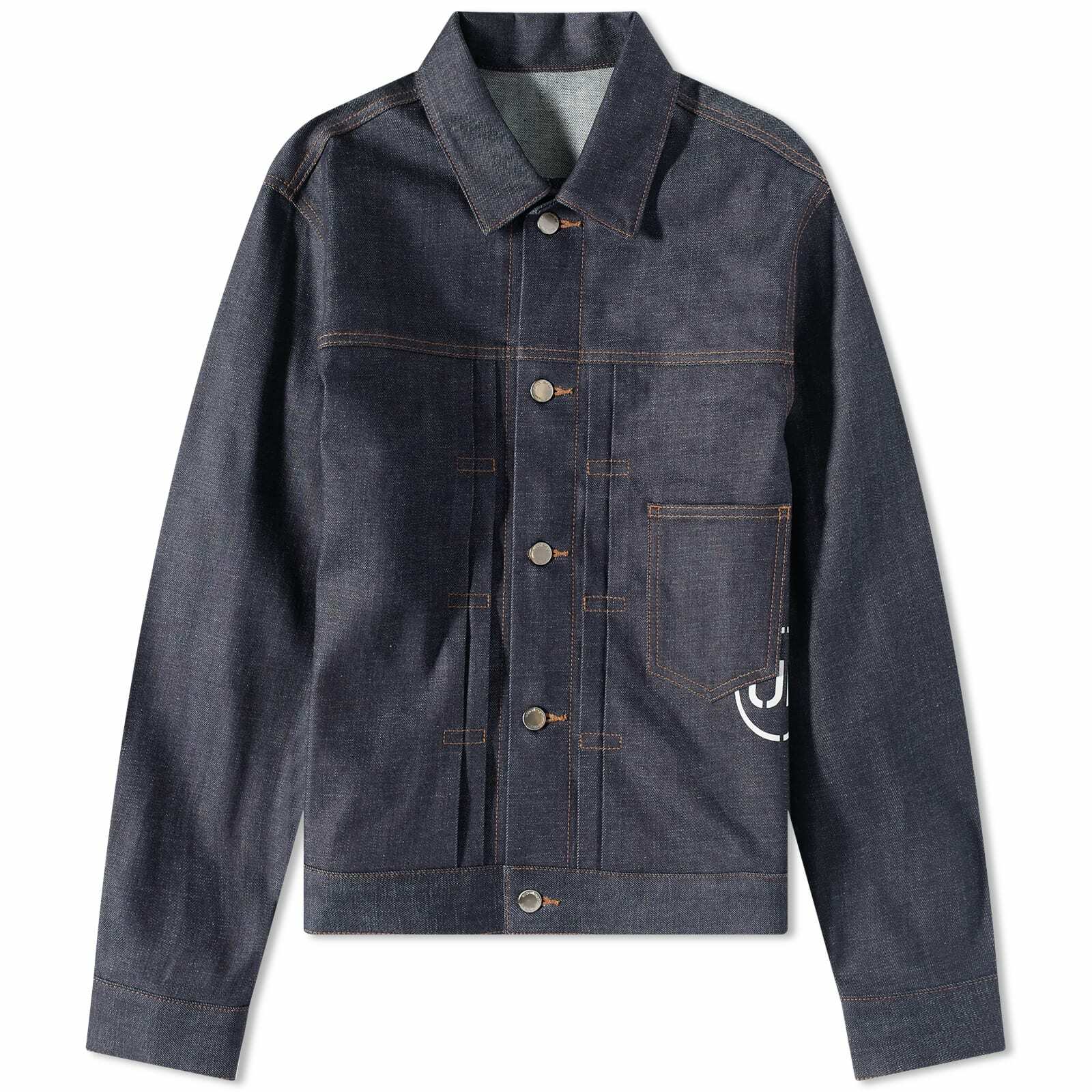 Uniform Experiment Men's Trucker Jacket in Indigo Uniform Experiment
